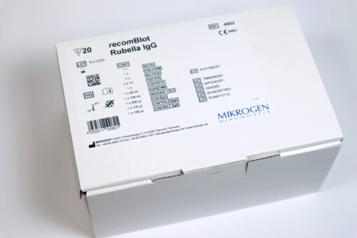 Mikrogen Diagnostik recomBlot Rubella IgG Immunoblot Test Kit - Leinco ...
